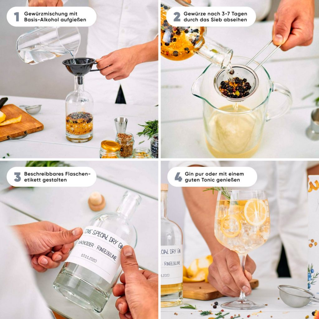 Brewist Bio DIY Gin-Kit – Besserbrauer Bierbrausets